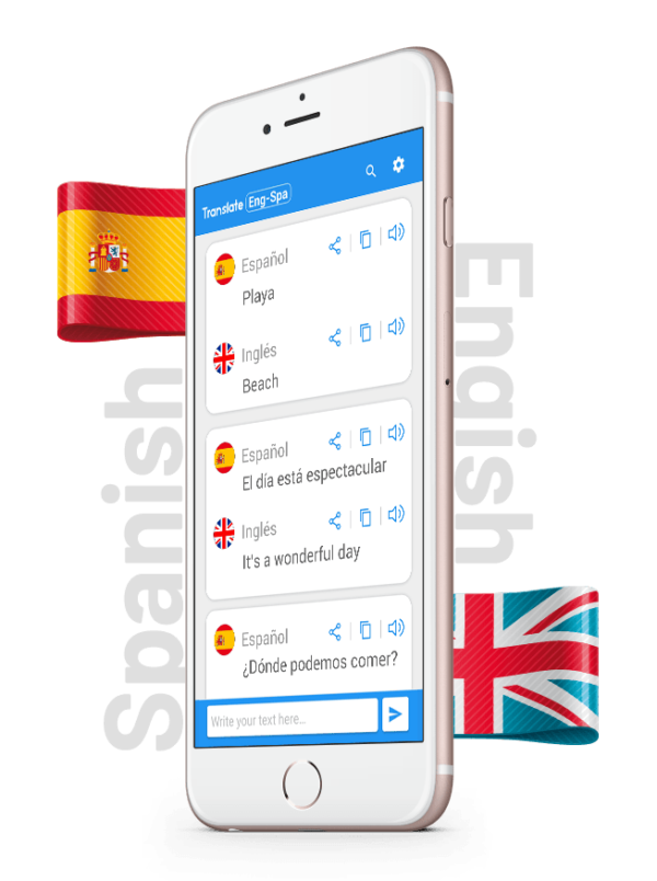 English-Spanish translator app
