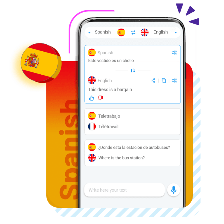 Spanish language translator