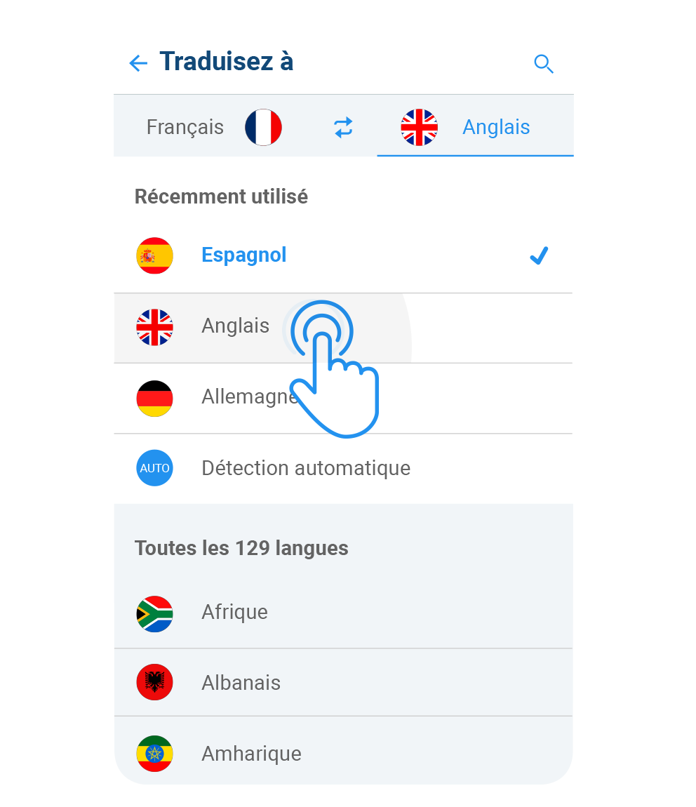 Traducteur vocal - Traduisez + de 125 langues avec votre voix