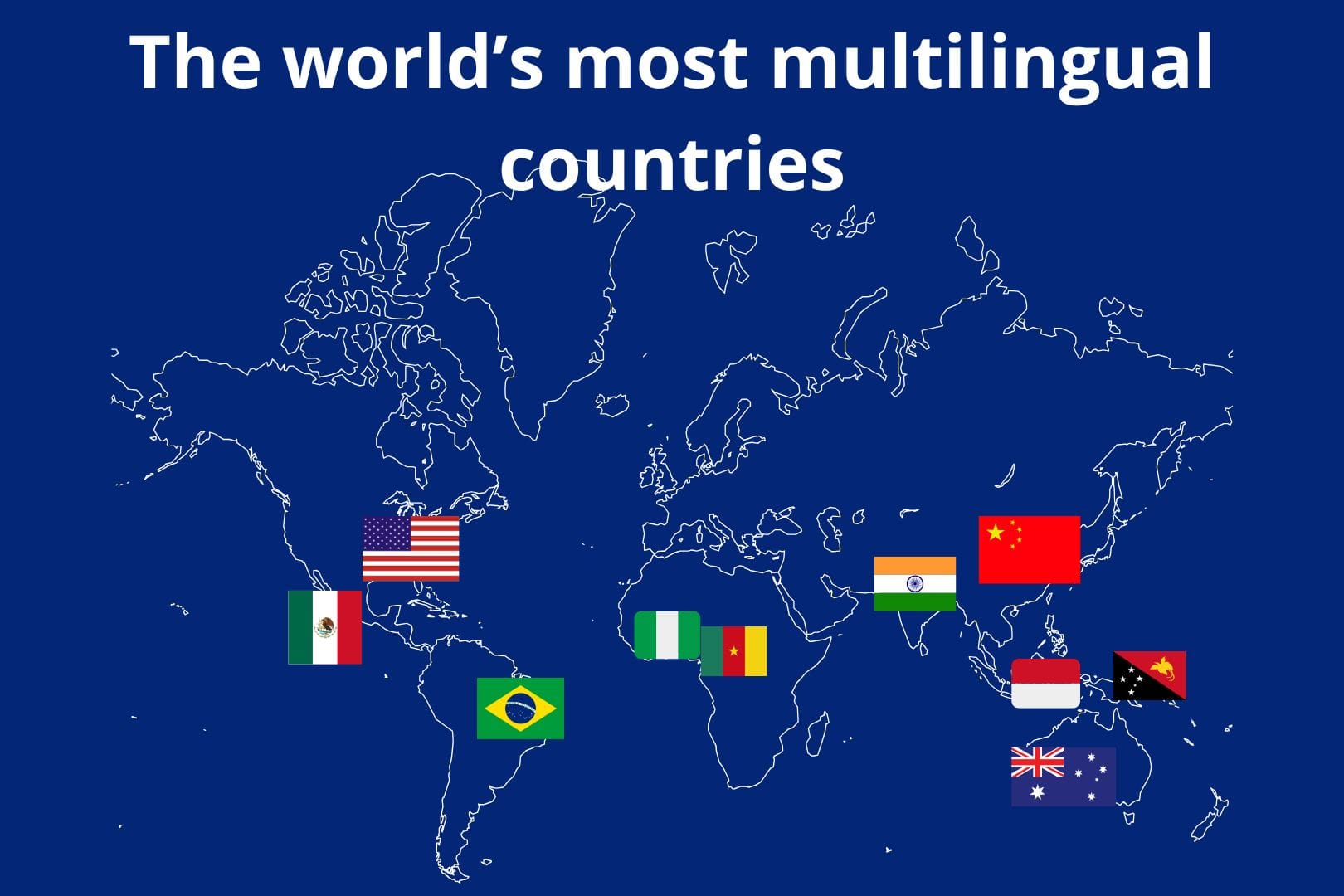 The top 10 of world’s most multilingual countries
